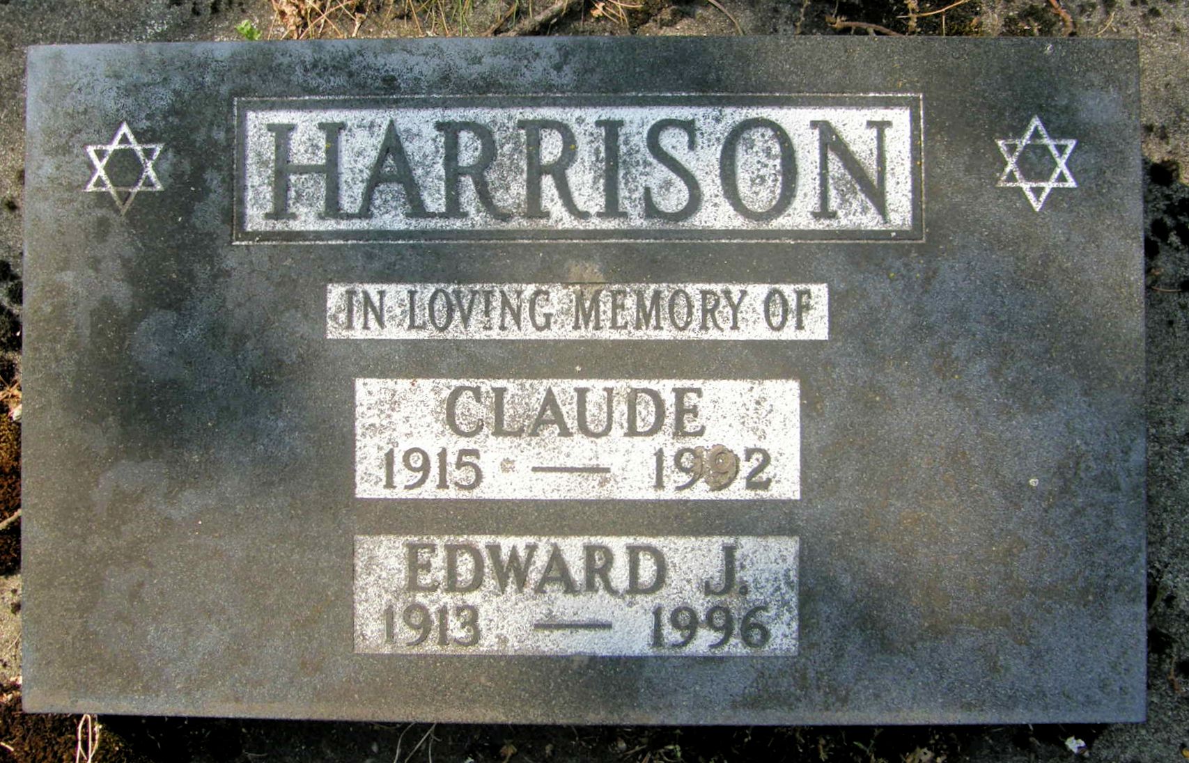 Edward Harrison – The Jewish Cemetery of Victoria, British Columbia