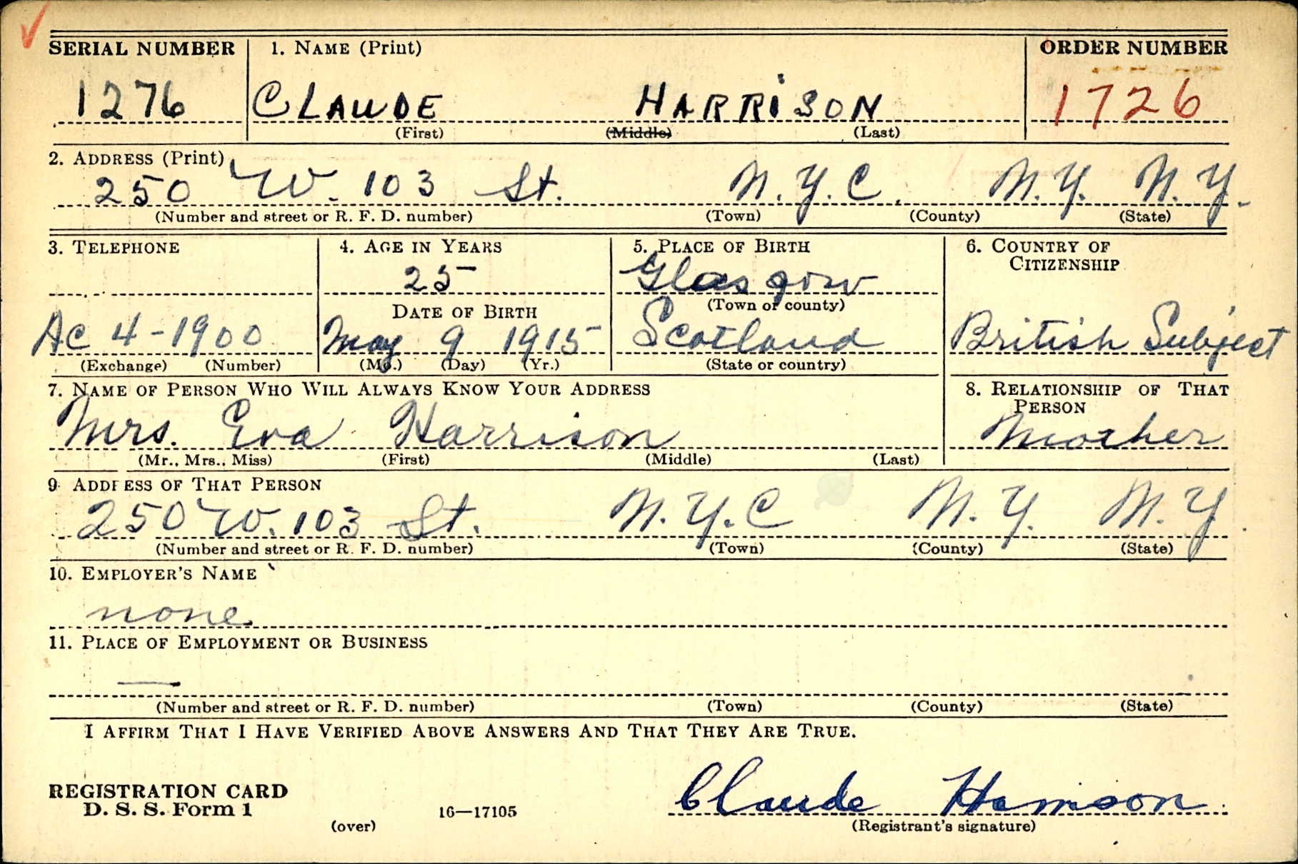 Claude Harrison – The Jewish Cemetery of Victoria, British Columbia